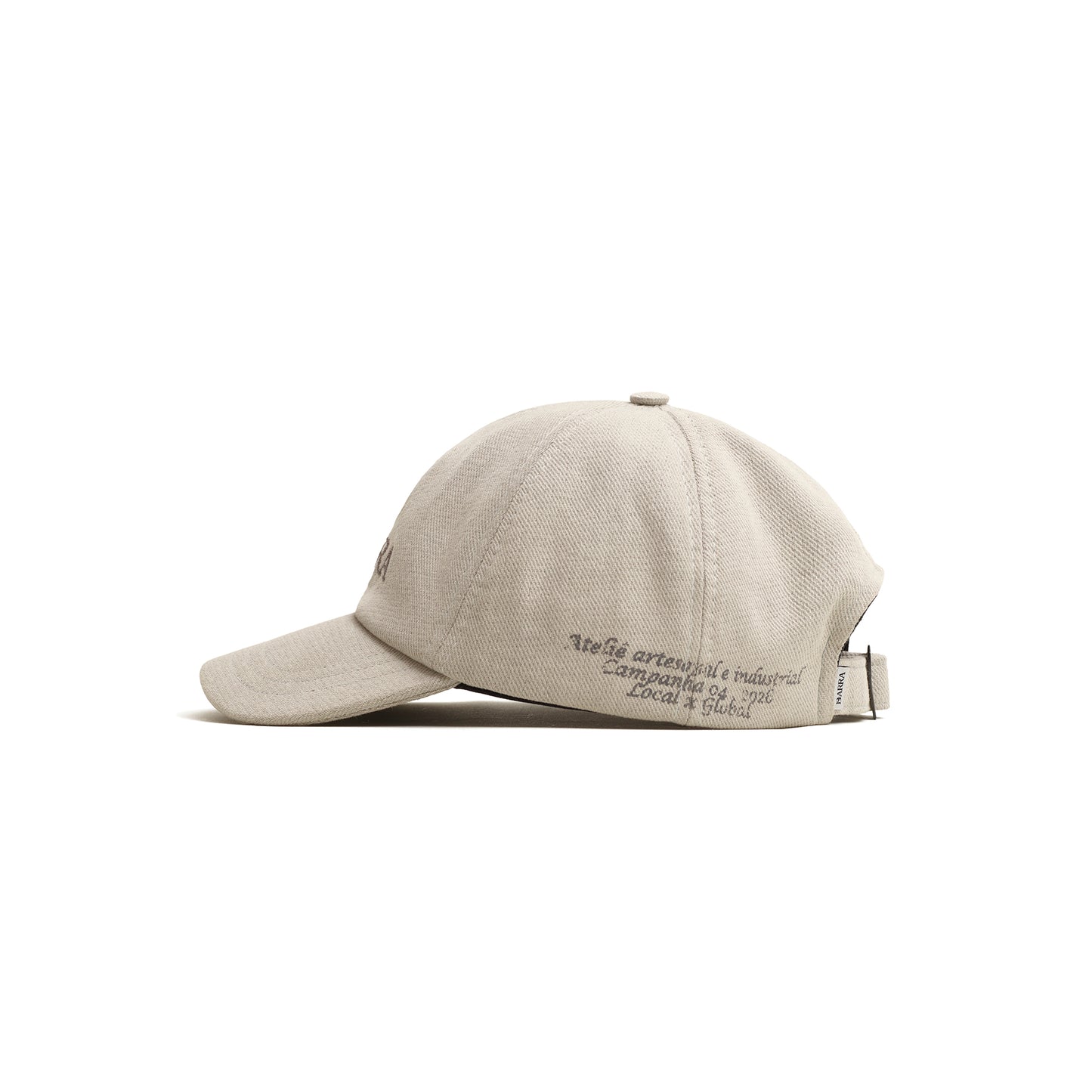 Bone Six Panel Barra Logo Estonado – Loja Malloca